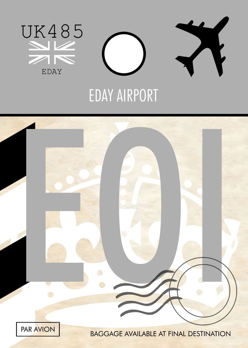 'EDAY AIRPORT EOI' Poster by Atomic Chinook | Displate