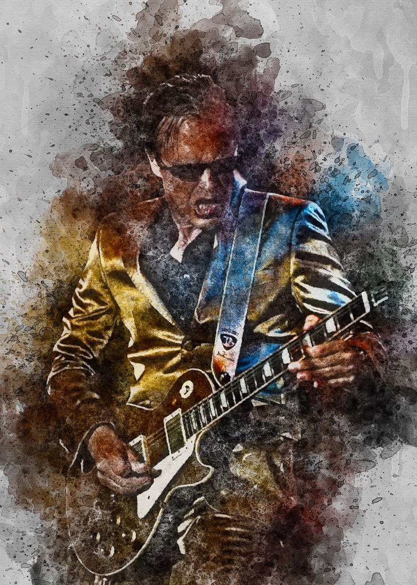 'Joe Bonamassa' Poster, picture, metal print, paint by BFM STUDIO ...