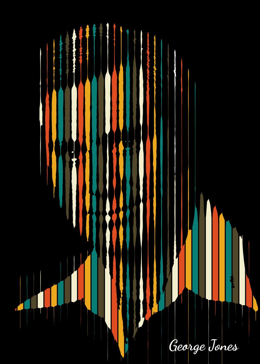 'George Jones' Poster, picture, metal print, paint by Yusuf Dedi Wijaya ...