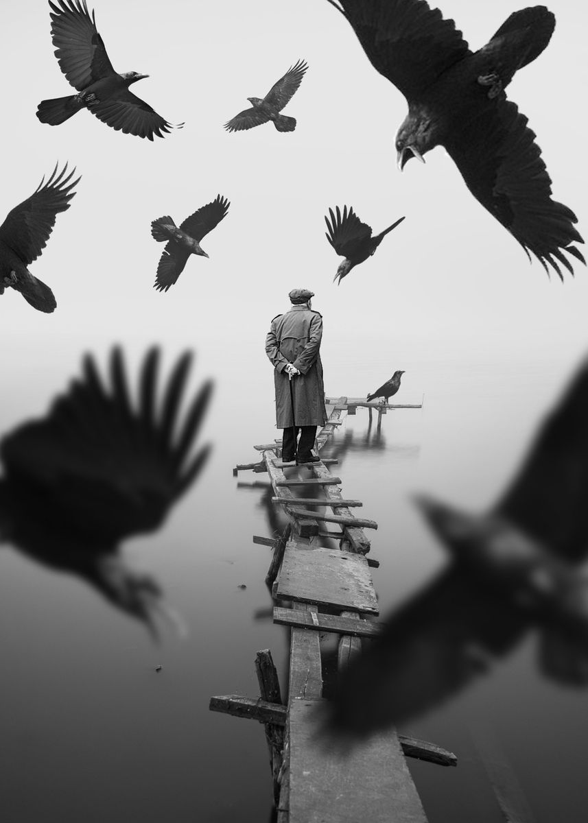 'Alone in silence' Poster, picture, metal print, paint by Herri Susanto ...