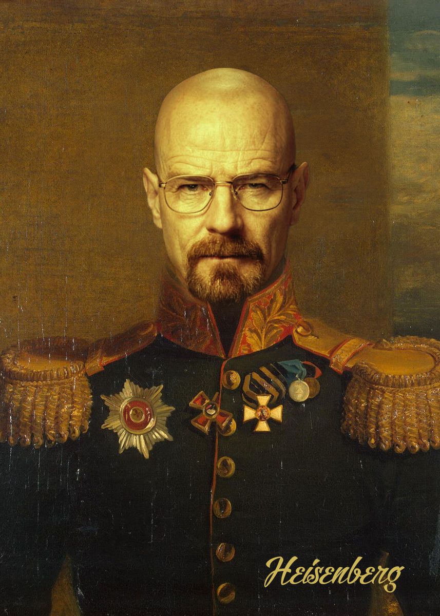 'Royal Heisenberg' Poster, picture, metal print, paint by Anxhela Sufa ...