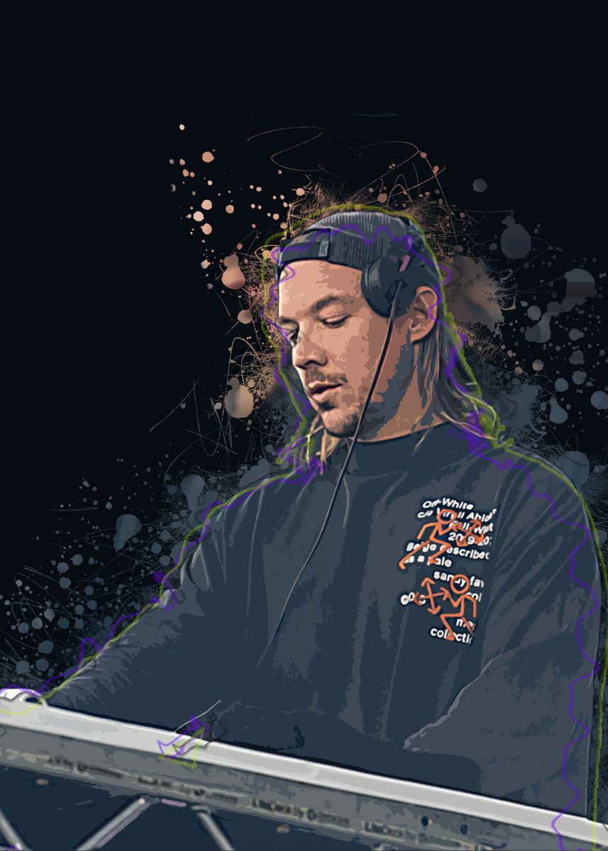 'Diplo' Poster, picture, metal print, paint by MDA STUDIO | Displate