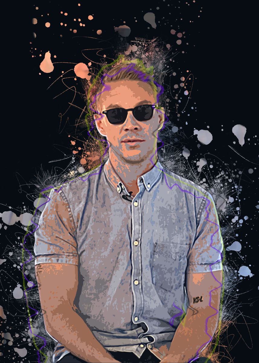 'Diplo' Poster, picture, metal print, paint by MDA STUDIO | Displate