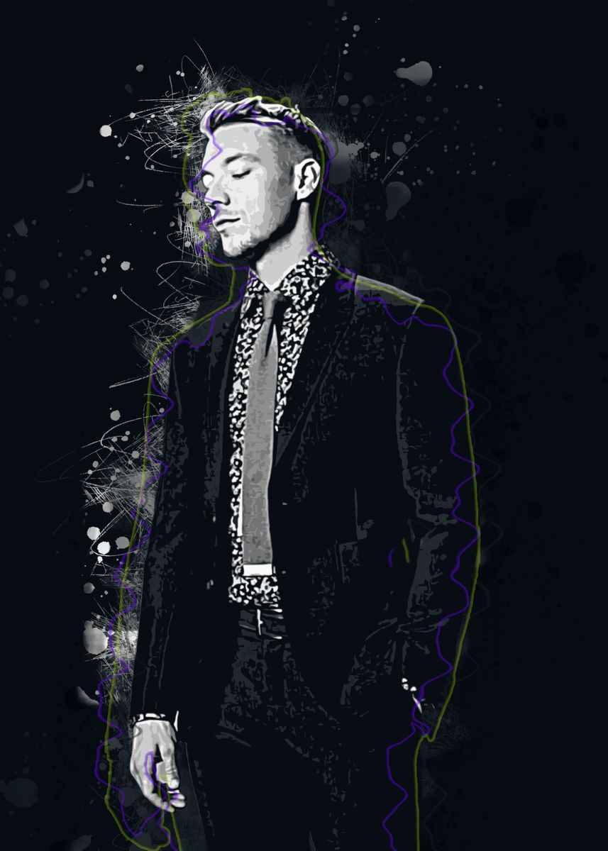 'Diplo' Poster, picture, metal print, paint by MDA STUDIO | Displate