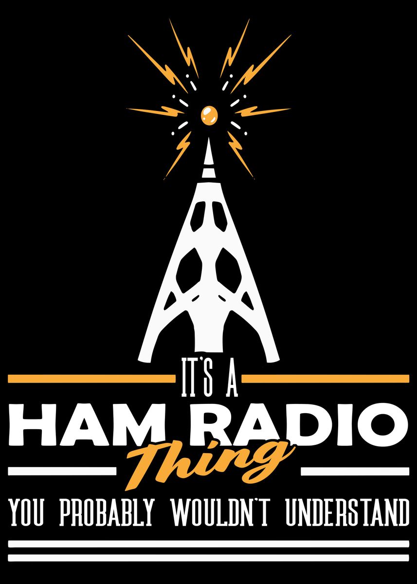 'Ham Radio Operator ' Poster by StefanART | Displate