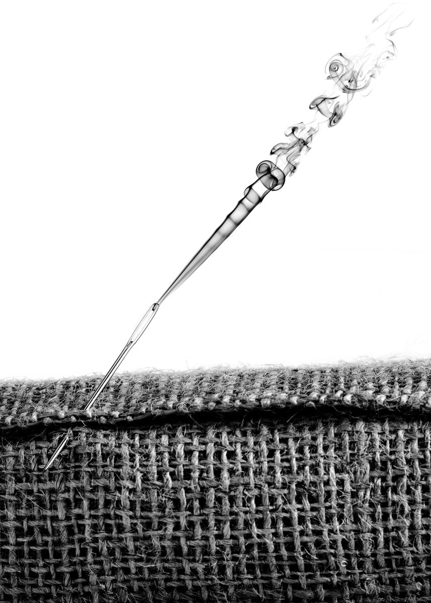 'Smoking Needle' Poster, picture, metal print, paint by Marco Moroni ...