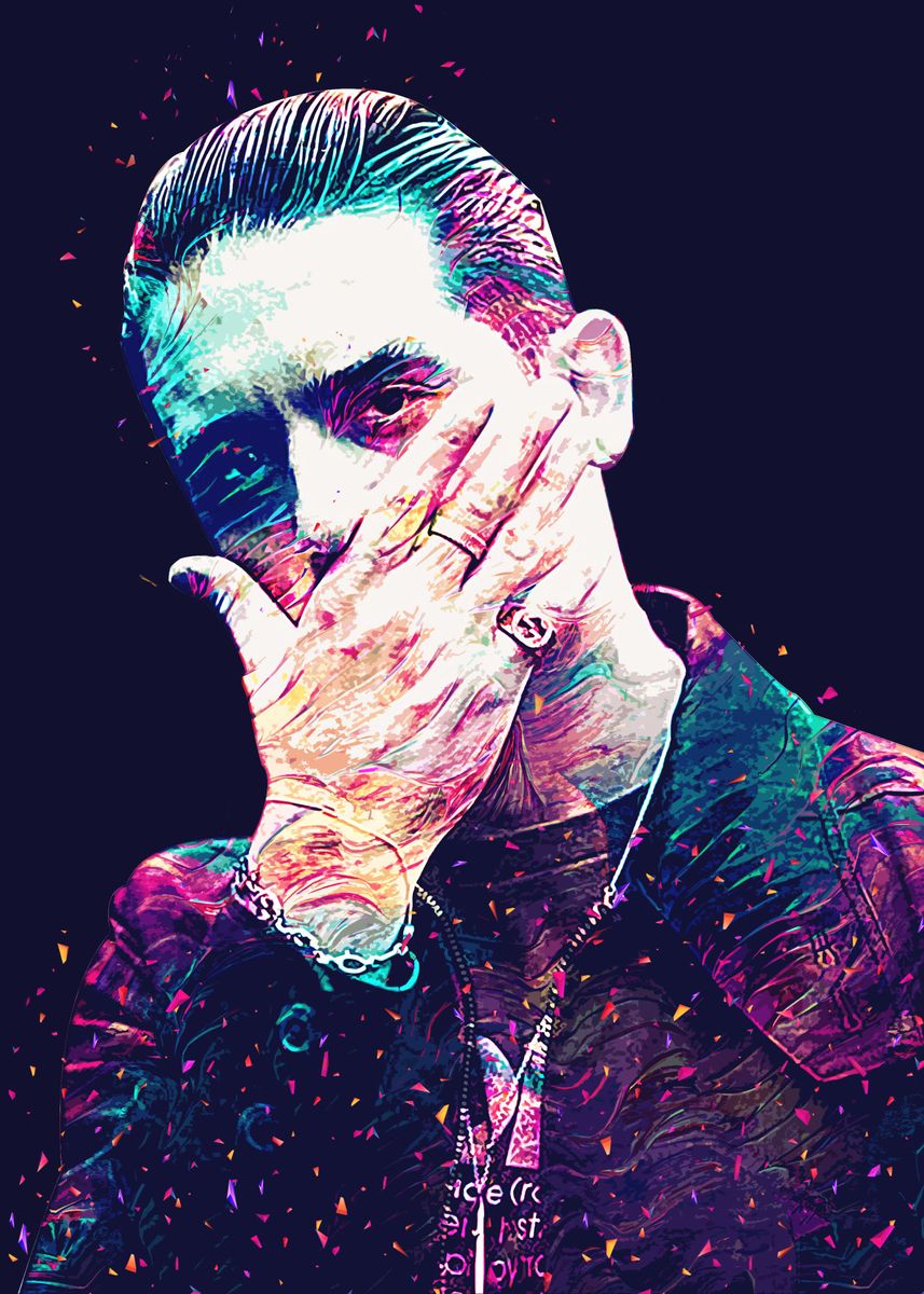 'G Eazy' Poster, picture, metal print, paint by TI KI | Displate