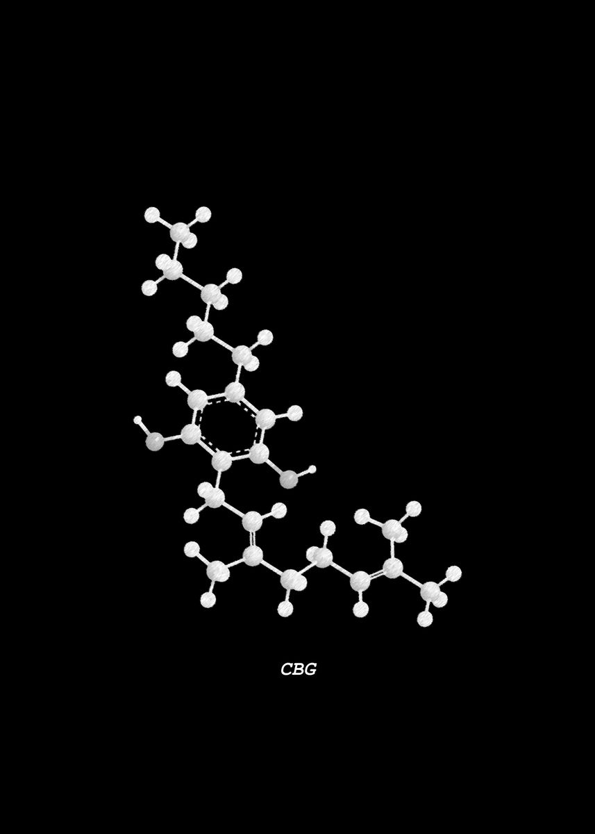 'CBG' Poster, picture, metal print, paint by ChemECool | Displate