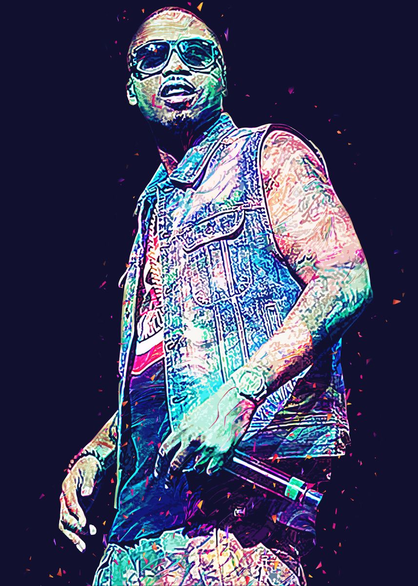 'NAS' Poster, picture, metal print, paint by SA KE | Displate