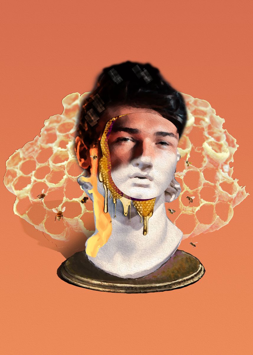 'Indulgence' Poster, picture, metal print, paint by Florus Jans | Displate