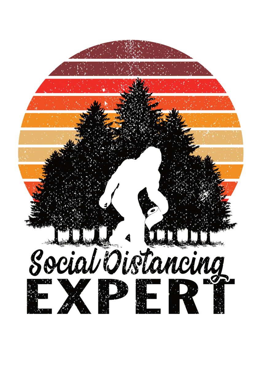 'Social Distancing' Poster, picture, metal print, paint by ZS C O M M E ...