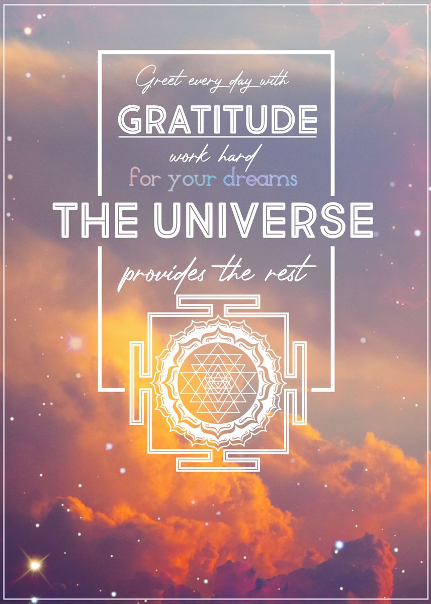 'Gratitude' Poster by POLI Store | Displate