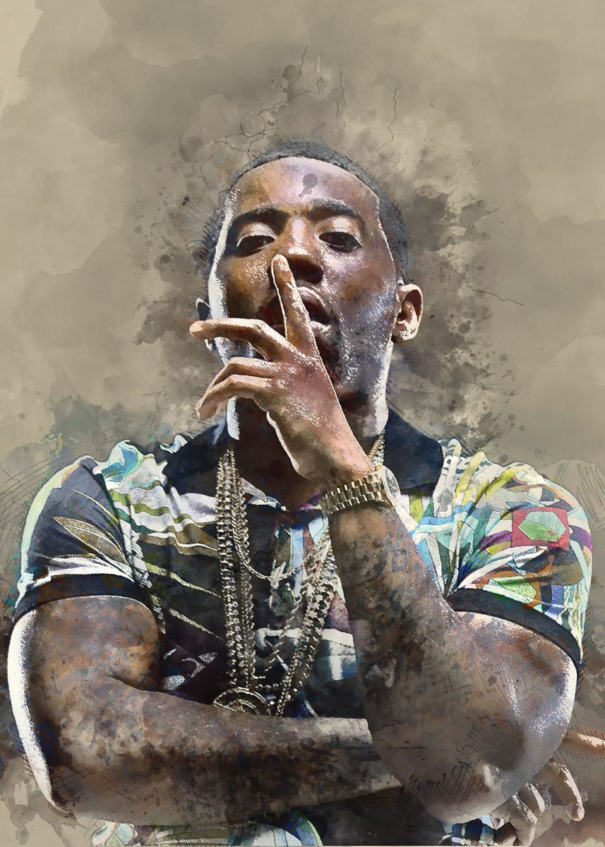 'YFN Lucci' Poster, picture, metal print, paint by DTW GROUP | Displate