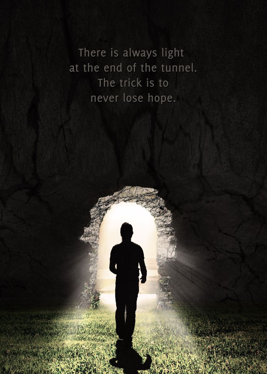 'Never lose hope' Poster, picture, metal print, paint by Shehan ...