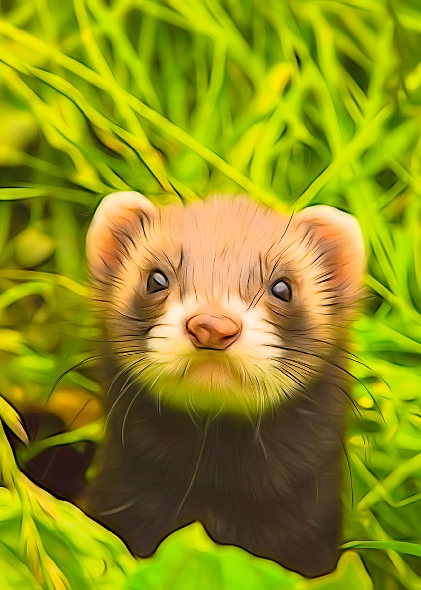 'Ferret' Poster by Armstrong | Displate