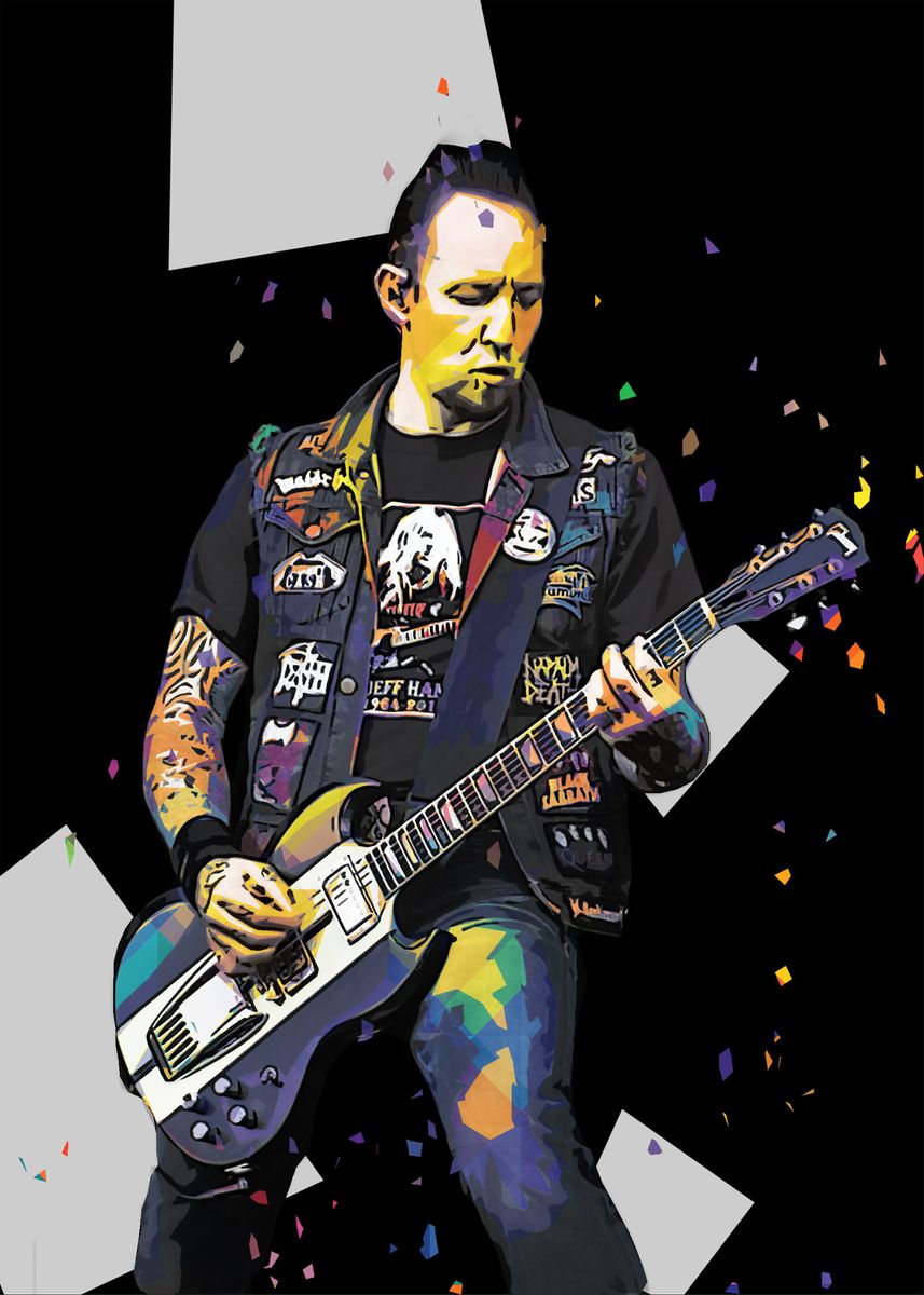 'Michael Poulsen' Poster, picture, metal print, paint by HD TEAM | Displate