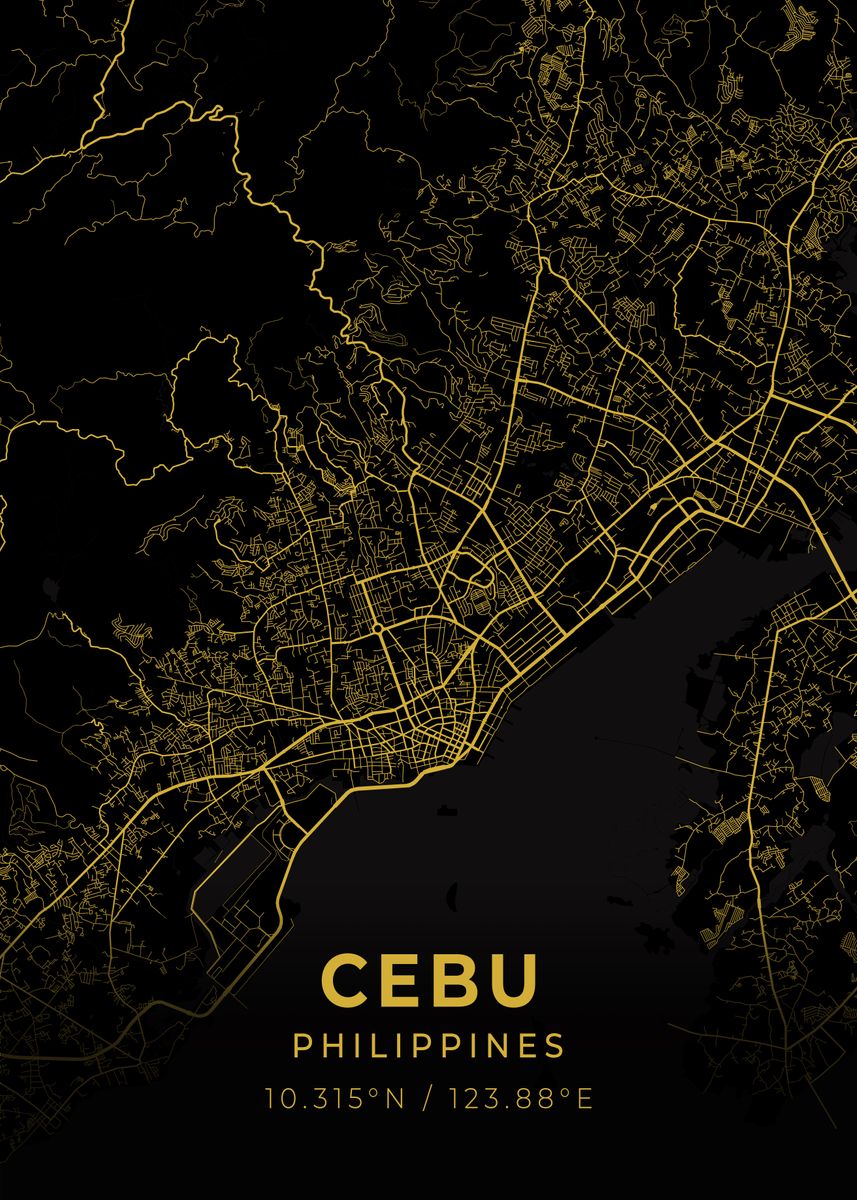 'Cebu Philippines' Poster, picture, metal print, paint by Conceptual ...