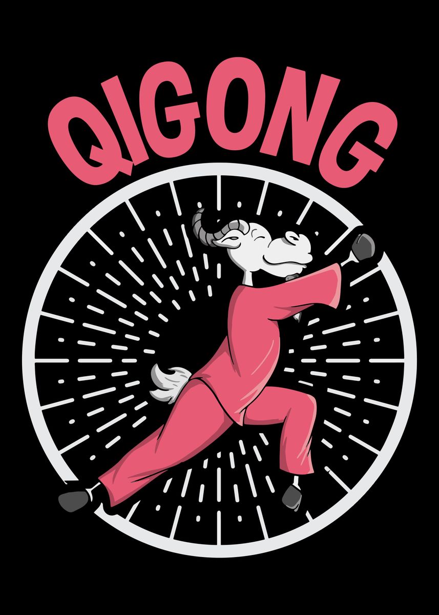 'Qigong Tai Chi Qi Gong' Poster by Sebastian Wünsche | Displate