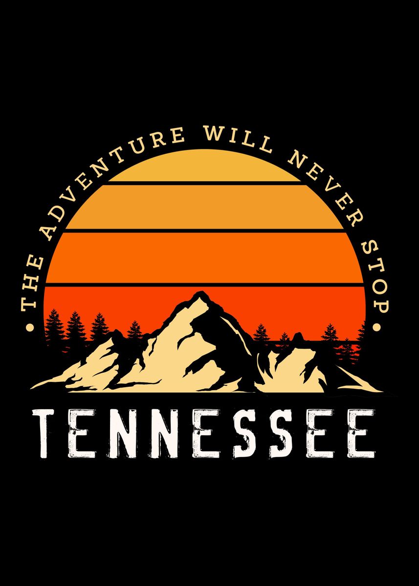 'Tennessee' Poster by Cooldruck | Displate