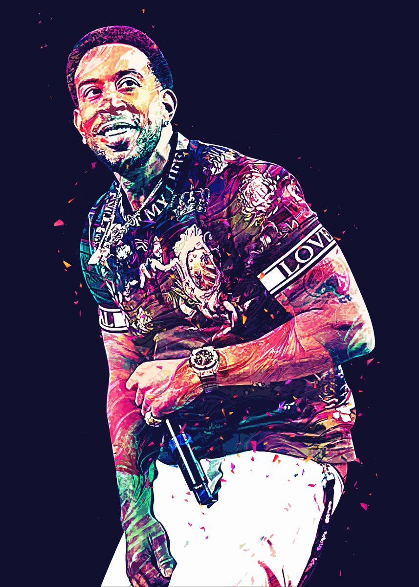'Ludacris' Poster, picture, metal print, paint by SA KE | Displate