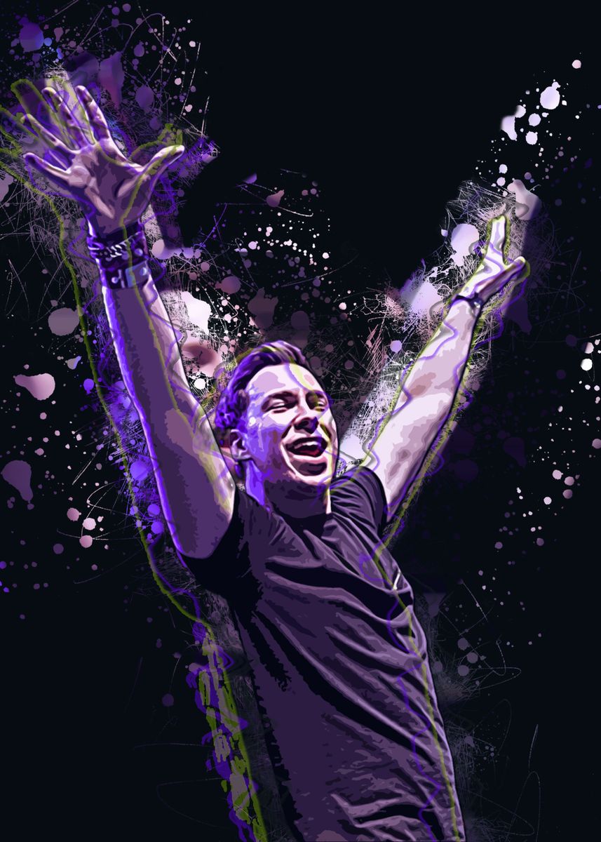 'Hardwell' Poster, picture, metal print, paint by MDA STUDIO | Displate
