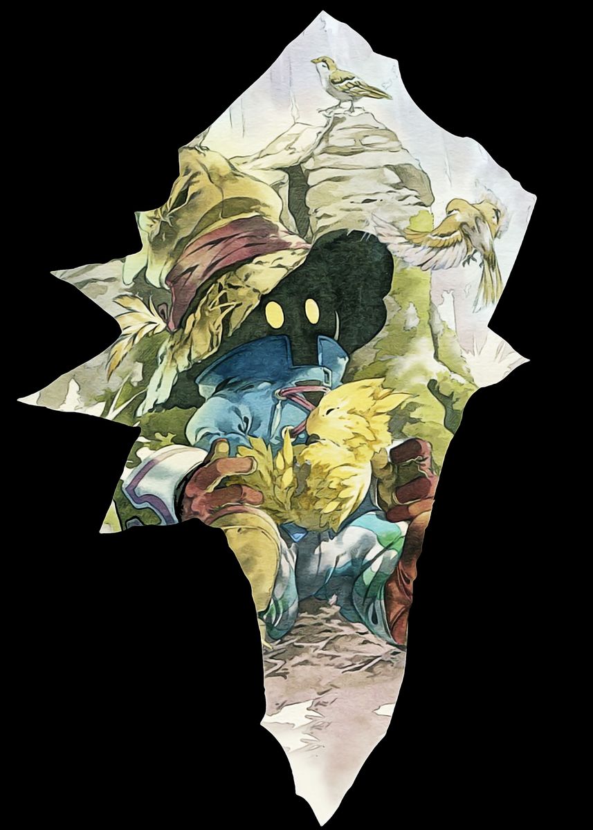 'Vivi Final Fantasy' Poster, picture, metal print, paint by vincent wu ...