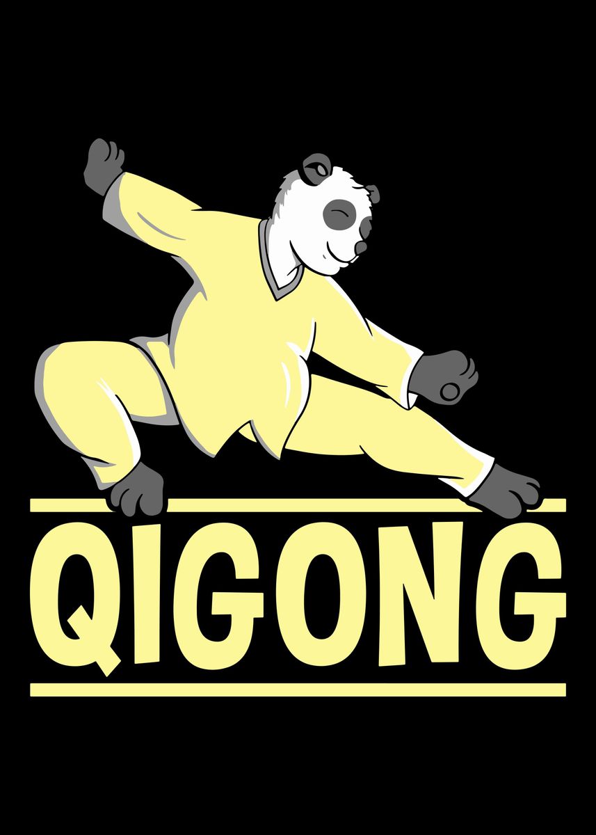 'Qigong Tai Chi Qi Gong' Poster, picture, metal print, paint by ...