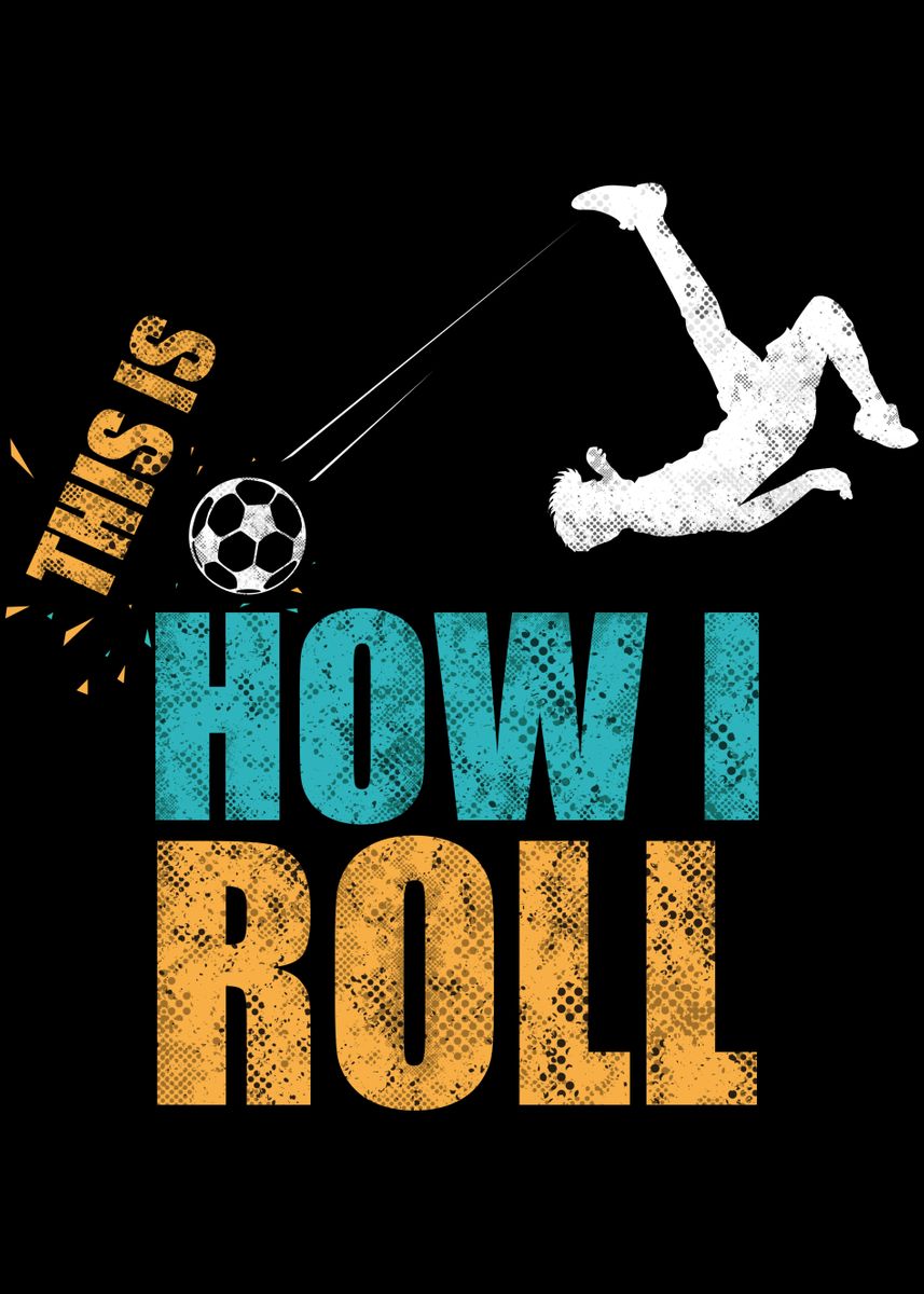 'Football Fall Back' Poster, picture, metal print, paint by ShirTom ...