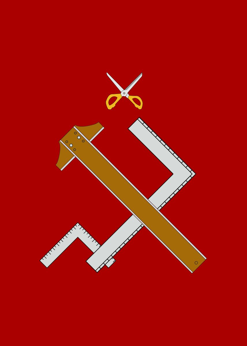 'Pravda' Poster, picture, metal print, paint by Elomin Sha | Displate