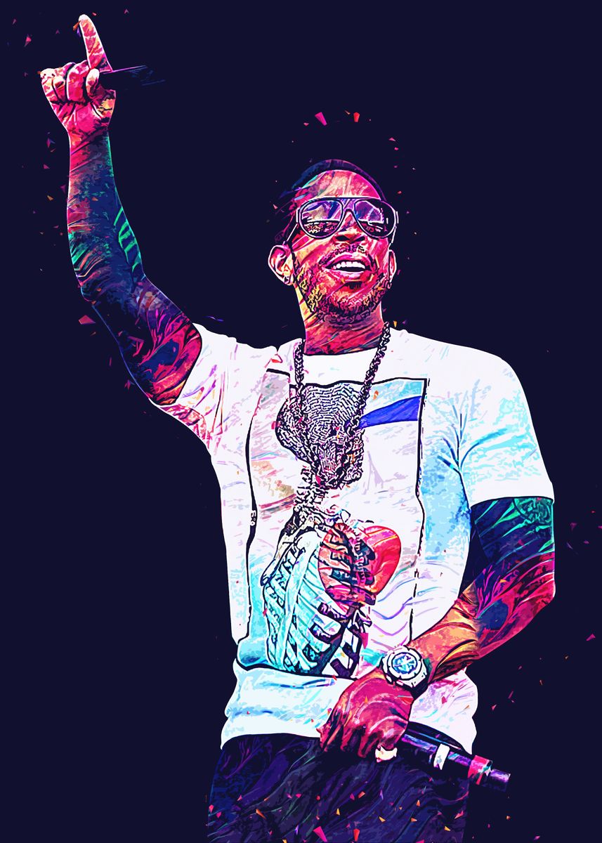 'Ludacris' Poster, picture, metal print, paint by SA KE | Displate