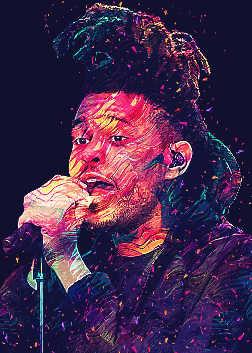 'The Weeknd' Poster by ru ke | Displate