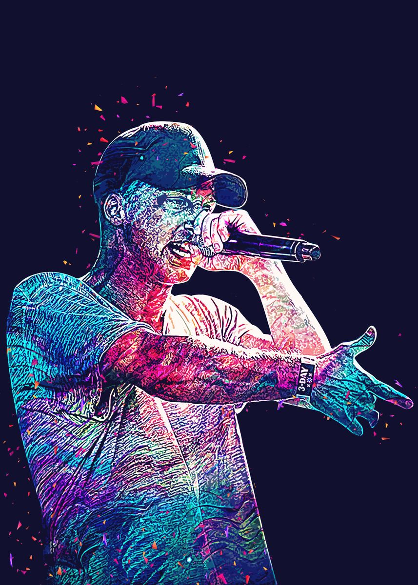 'NF' Poster, picture, metal print, paint by ru ke | Displate