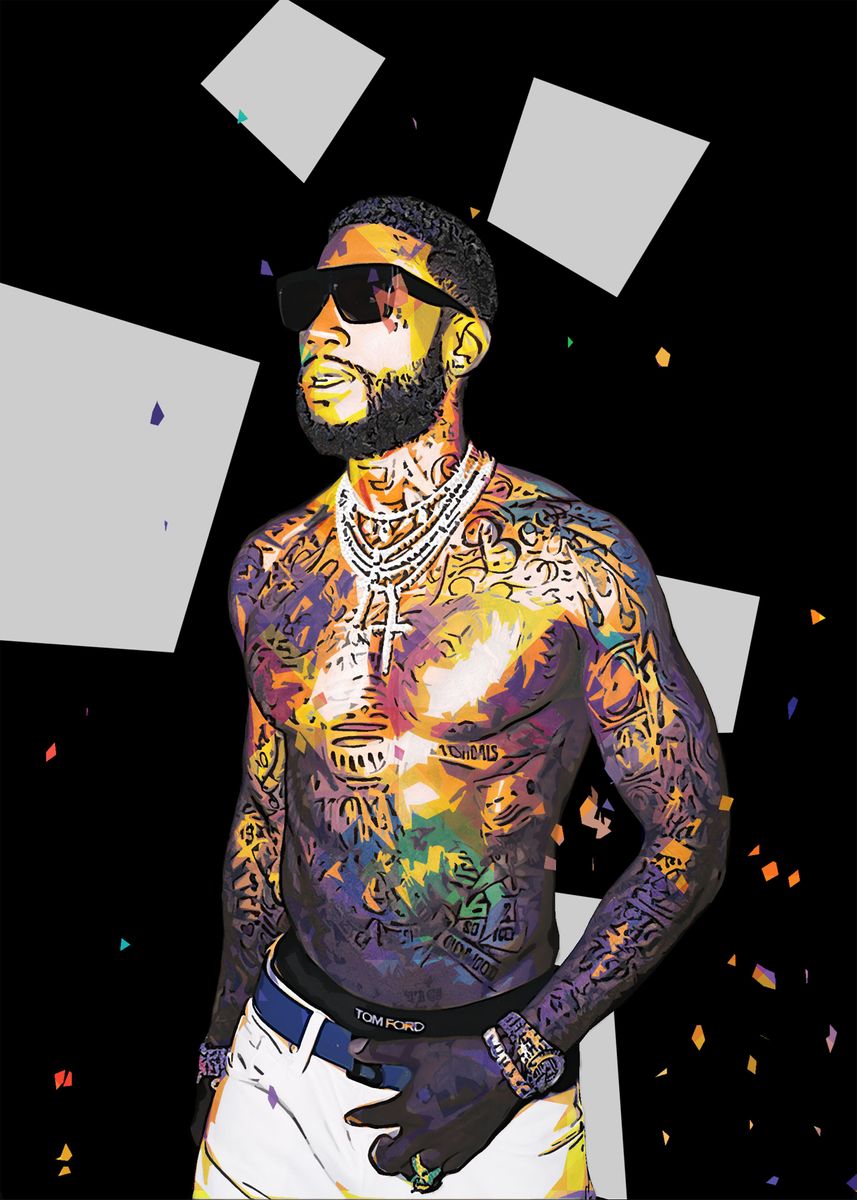 'Gucci Mane' Poster, picture, metal print, paint by OOM TEAM | Displate