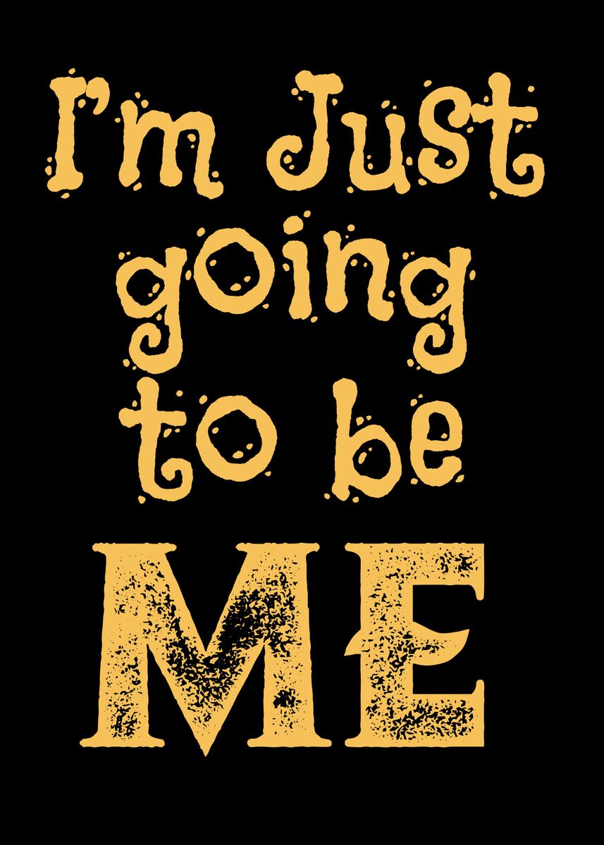 'Me Myself' Poster by Neon Moon | Displate
