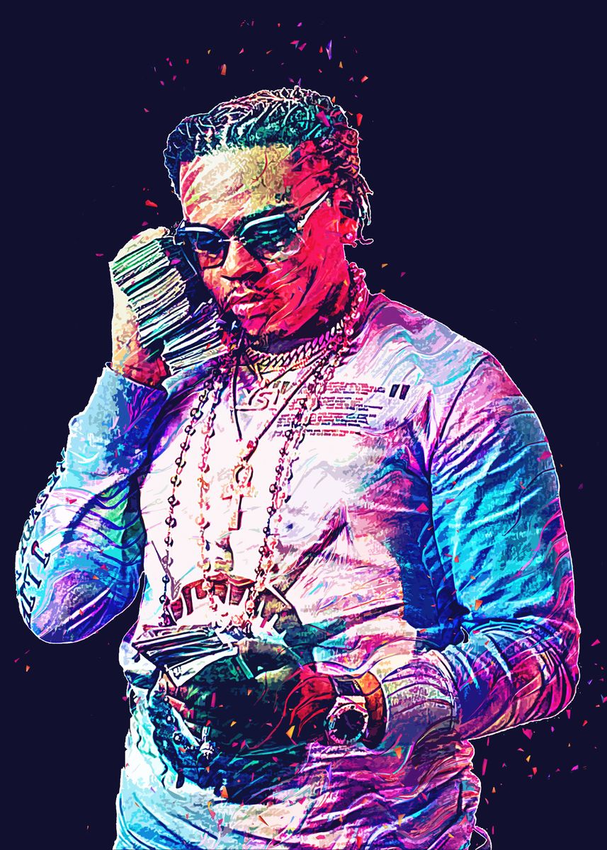 'Gunna' Poster, picture, metal print, paint by SA KE | Displate