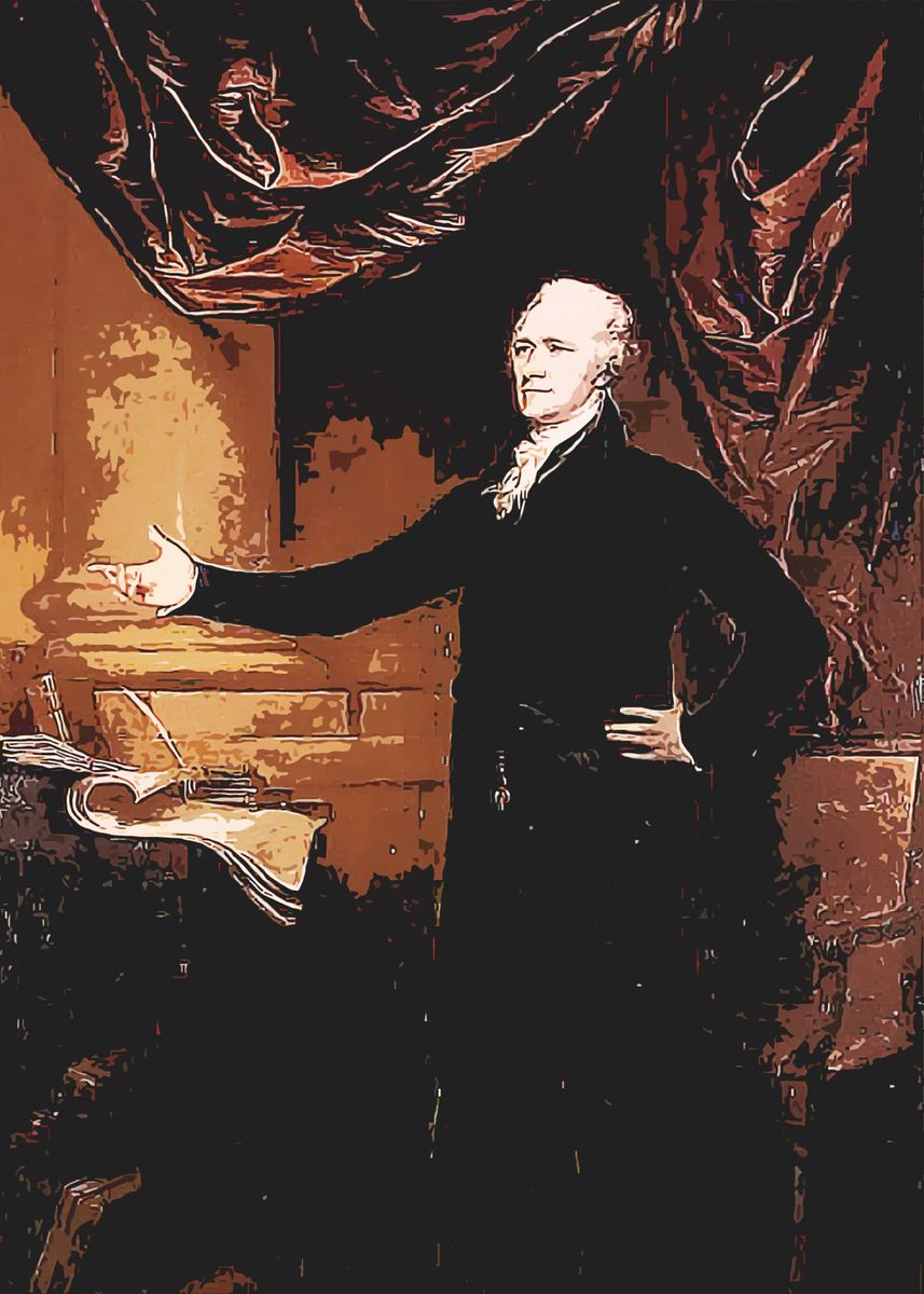 'alexander hamilton' Poster, picture, metal print, paint by Thogi Gio ...