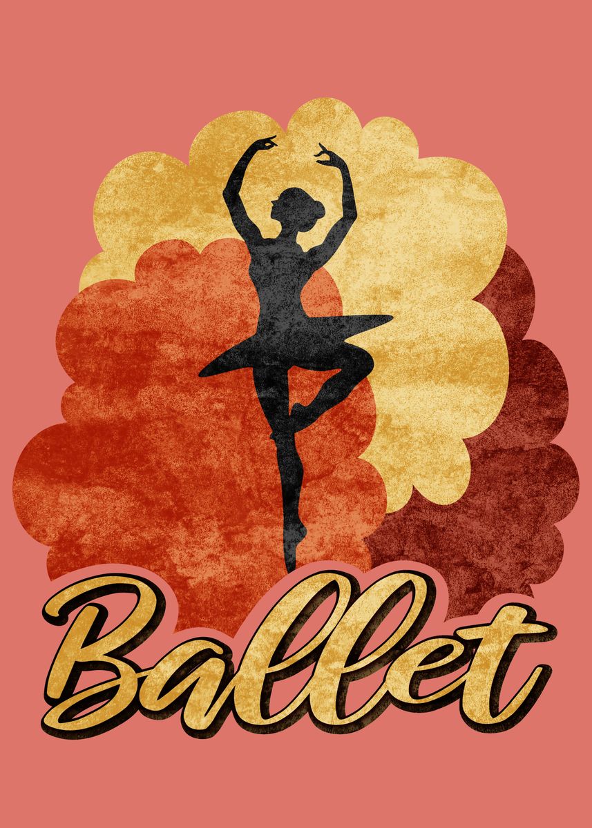 'Ballet Dancer' Poster, picture, metal print, paint by HighLevel | Displate