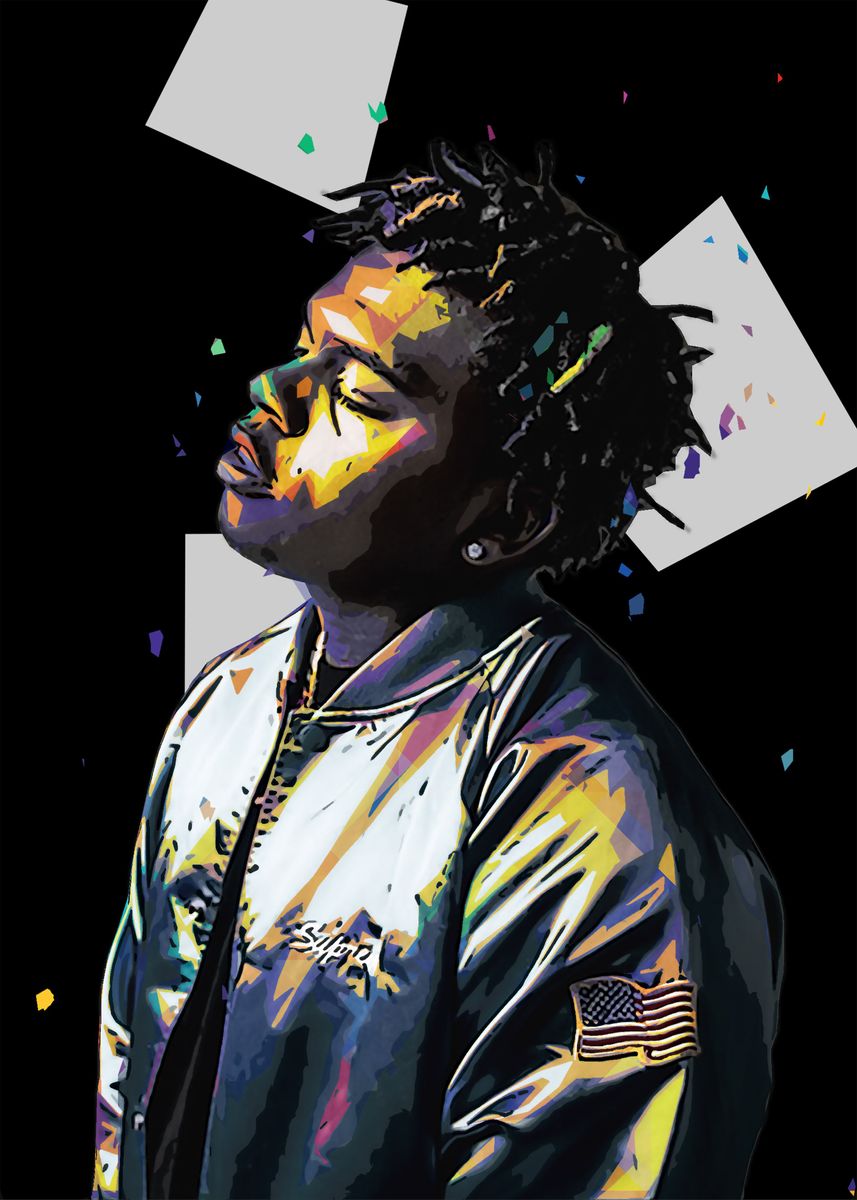 'Gunna' Poster, picture, metal print, paint by OOM TEAM | Displate