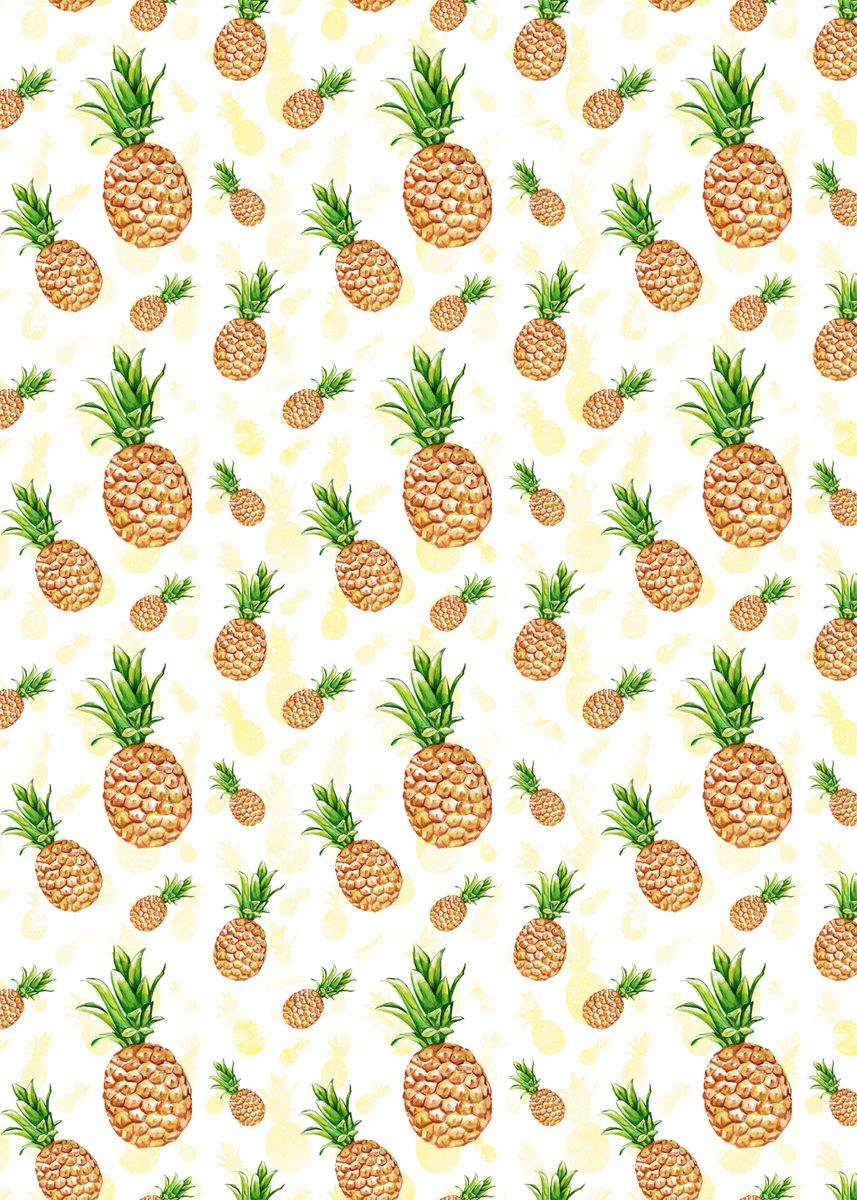 'Aloha Pattern 04' Poster, picture, metal print, paint by Aloke Design ...