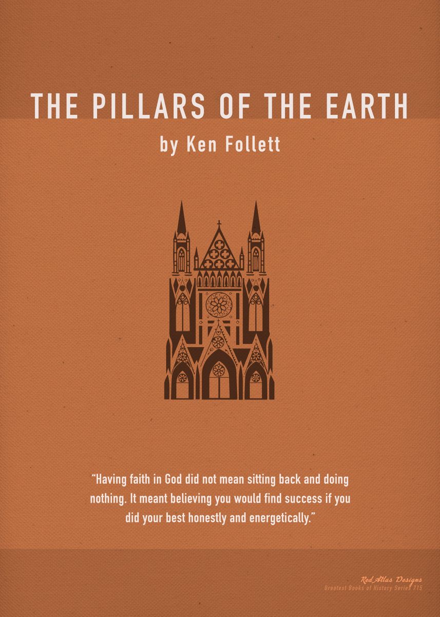 'The Pillars Of The Earth' Poster, picture, metal print, paint by ...