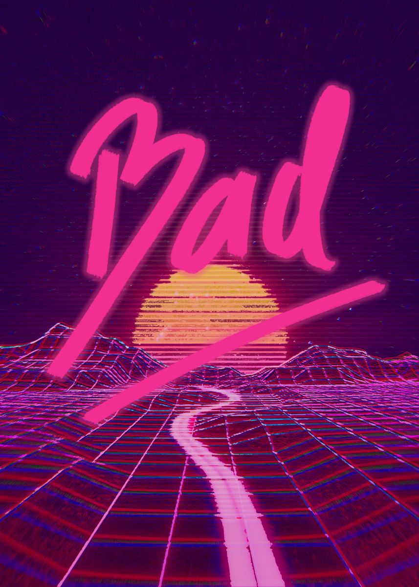 'BAD' Poster, picture, metal print, paint by UNIKORN | Displate