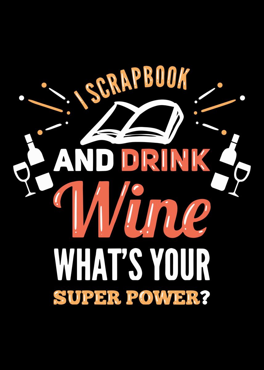 'scrapbooking Scrapbooker' Poster, picture, metal print, paint by ...