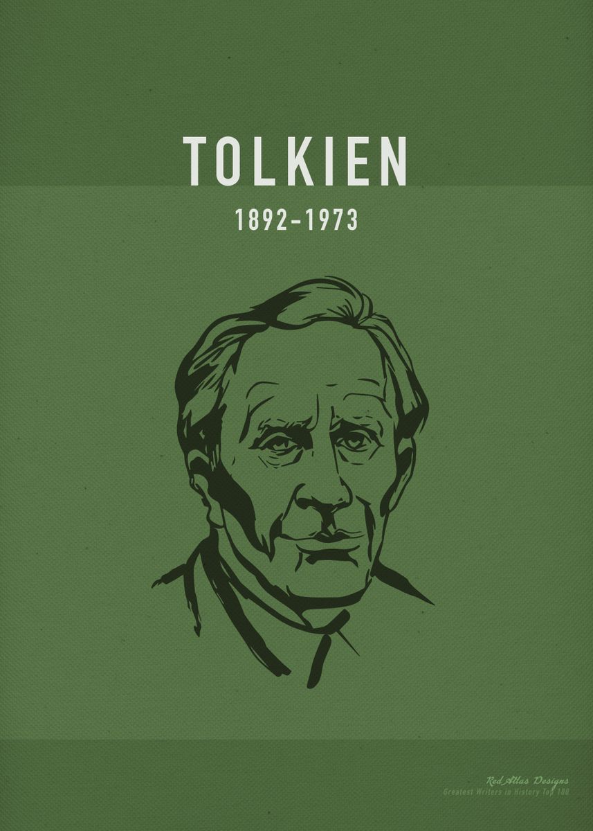 'Tolkien Author Art ' Poster, picture, metal print, paint by Design ...