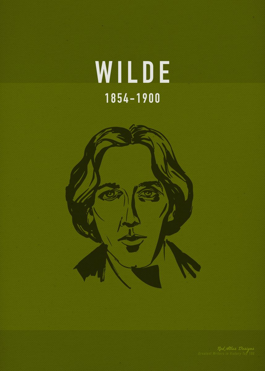 'Wilde Author Art' Poster by Design Turnpike | Displate