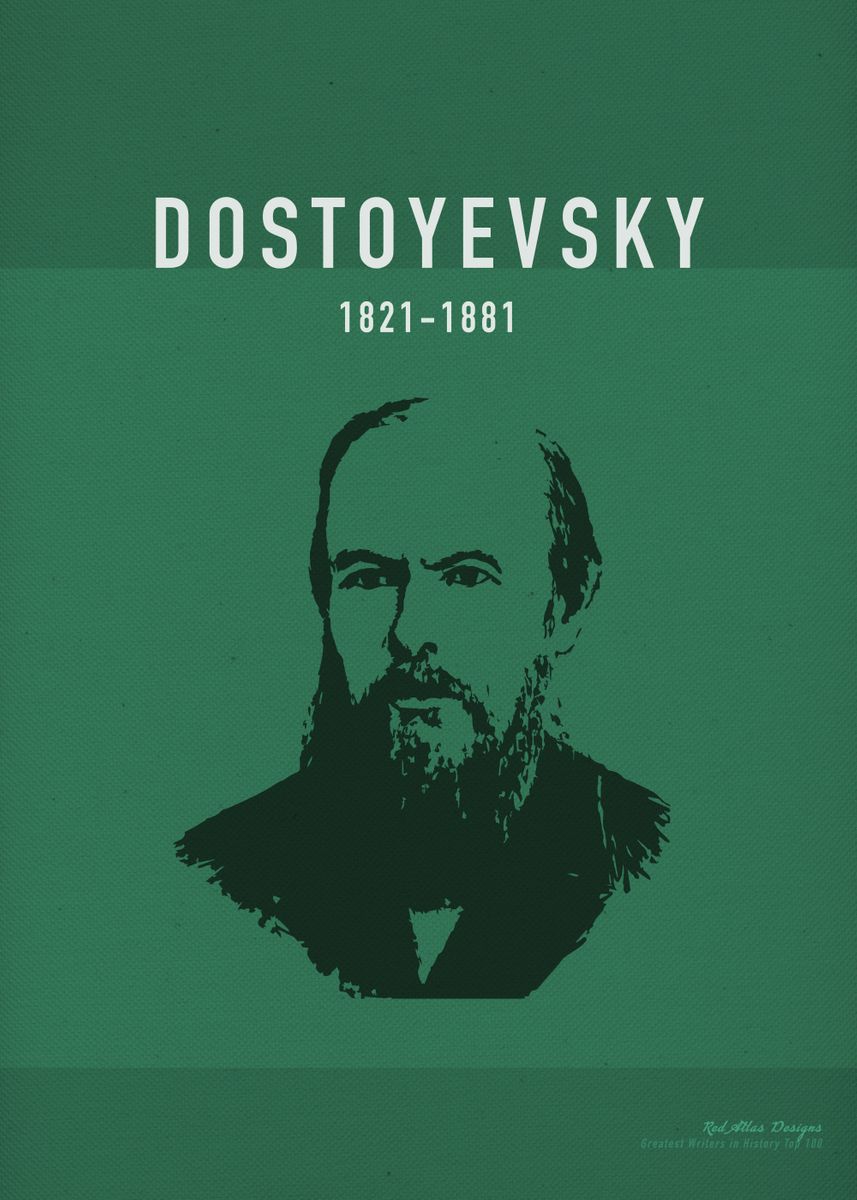'Dostoyevsky Book Art ' Poster, picture, metal print, paint by Design ...