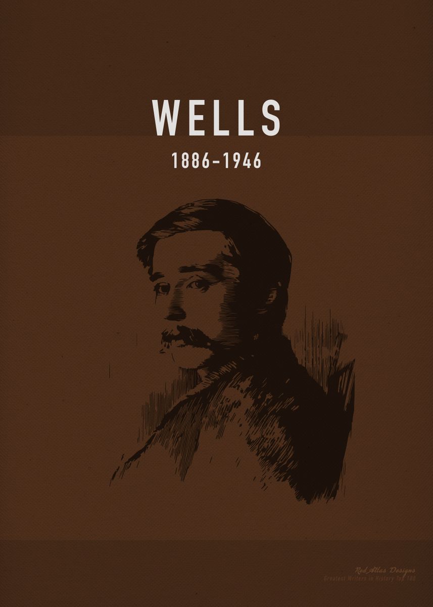 'Wells Author Art ' Poster by Design Turnpike | Displate