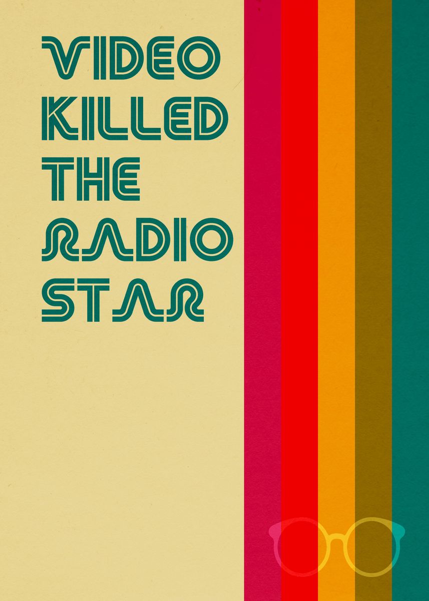 'Radio Death' Poster, picture, metal print, paint by Justin Hannan ...