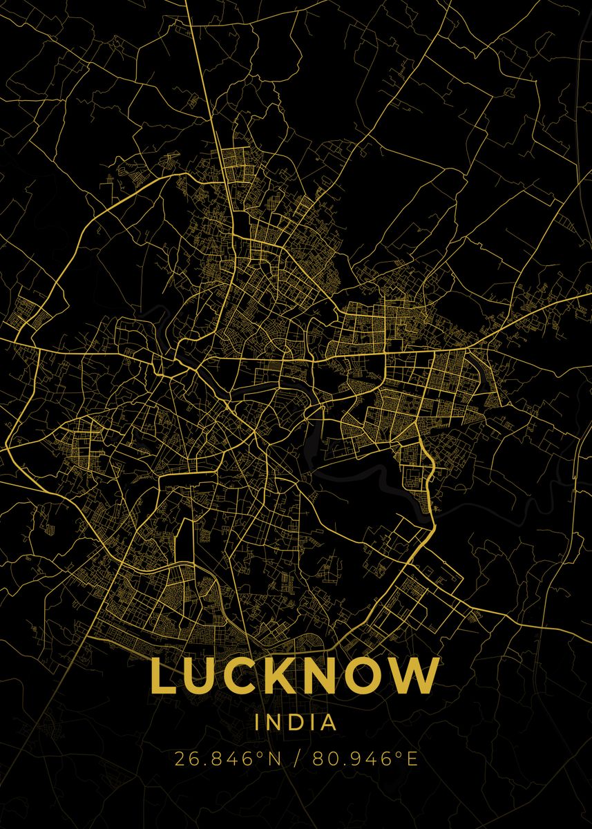 'Lucknow India' Poster, picture, metal print, paint by Conceptual ...