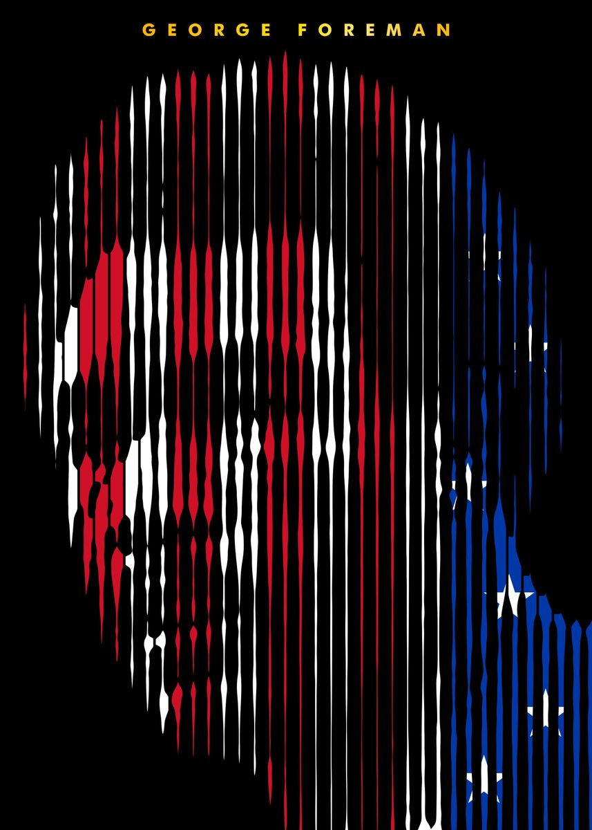 'George Foreman' Poster, picture, metal print, paint by Yusuf Dedi ...