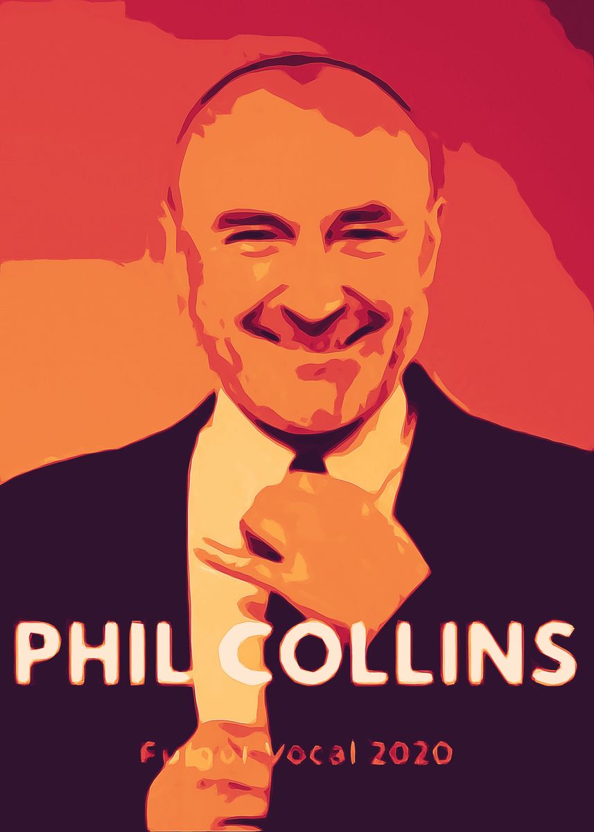 'Phil Collins' Poster by OSRAM COOL | Displate